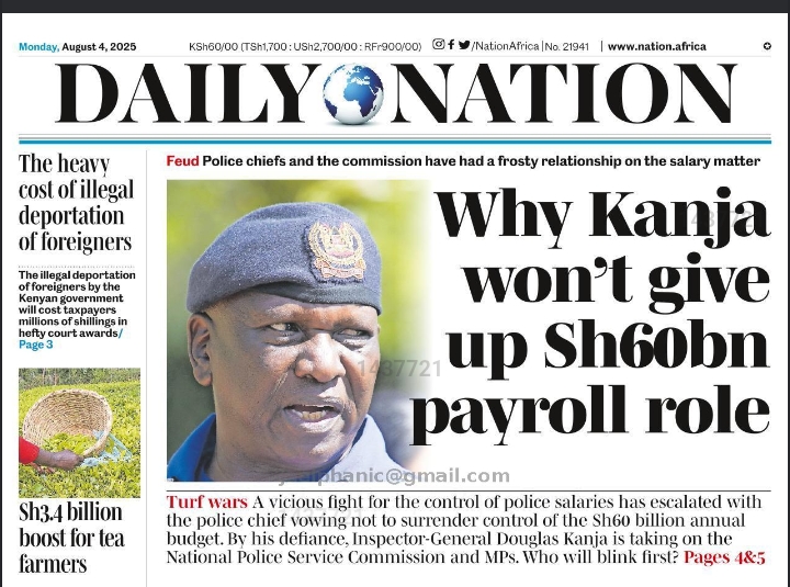 Summary Of The Daily Nation Newspaper Roundup-Aug 04,2025 – TruthlineAI